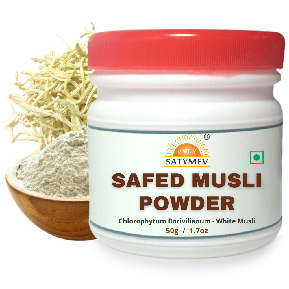 Buy White Musli Powder - Pure and Natural - SriSatymev